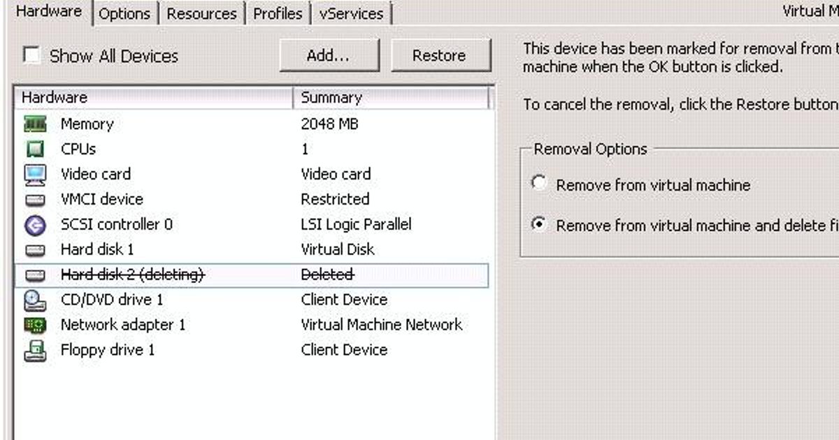 Envision | Converting RDMs to VMFS Envision | Converting RDMs to VMFS
